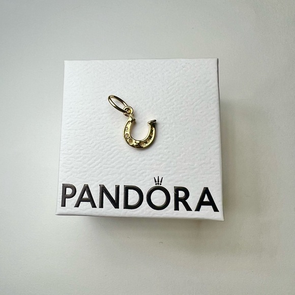 Pandora | Jewelry | New Pandora Lucky Horseshoe Dangle Charm 4k Solid ...